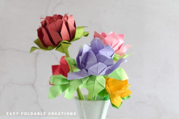 Paper Rose | Easy Foldable Creations