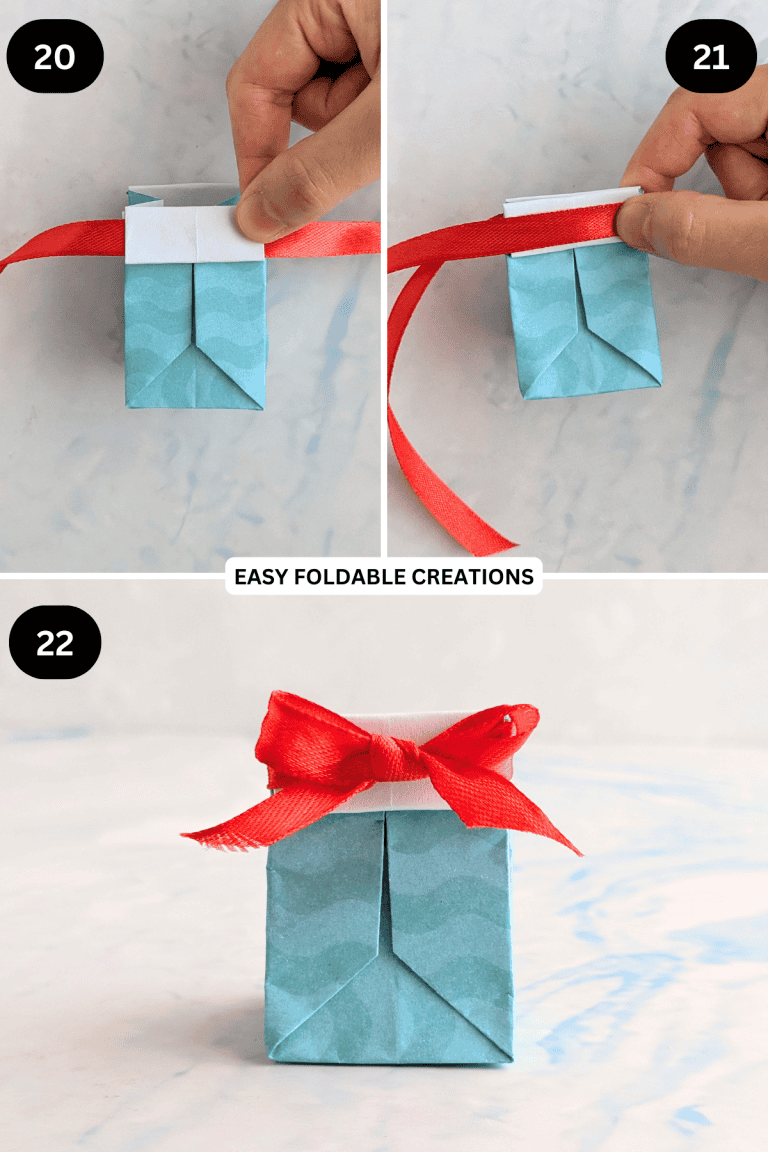 Easy Mini Paper DIY Gift Bags | Easy Foldable Creations