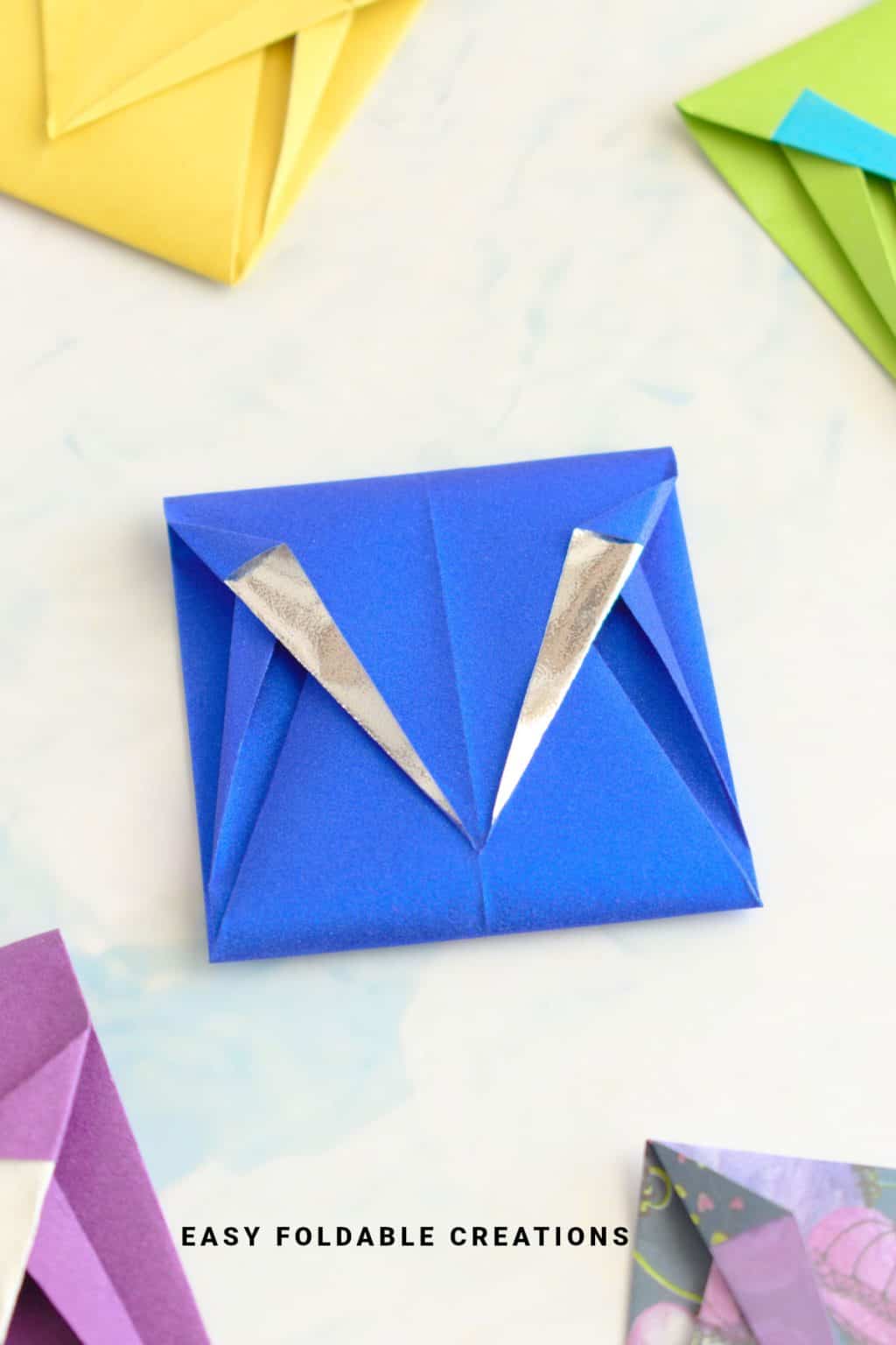 Pleated Origami Envelope | Easy Foldable Creations
