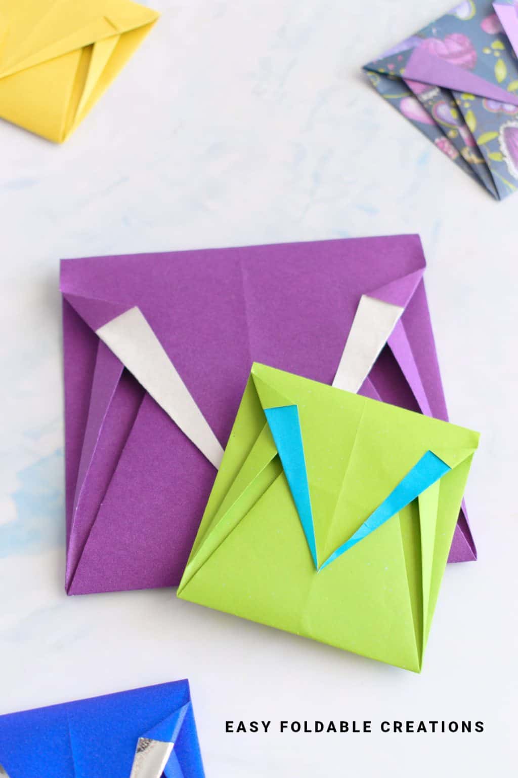 Pleated Origami Envelope | Easy Foldable Creations