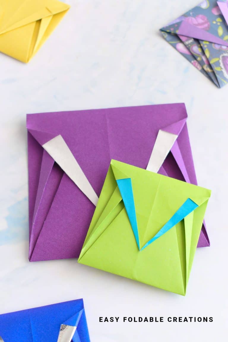 Pleated Origami Envelope | Easy Foldable Creations