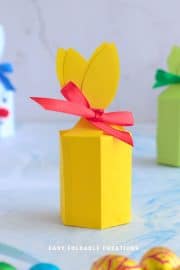 Easy Bunny Gift Box | Easy Foldable Creations