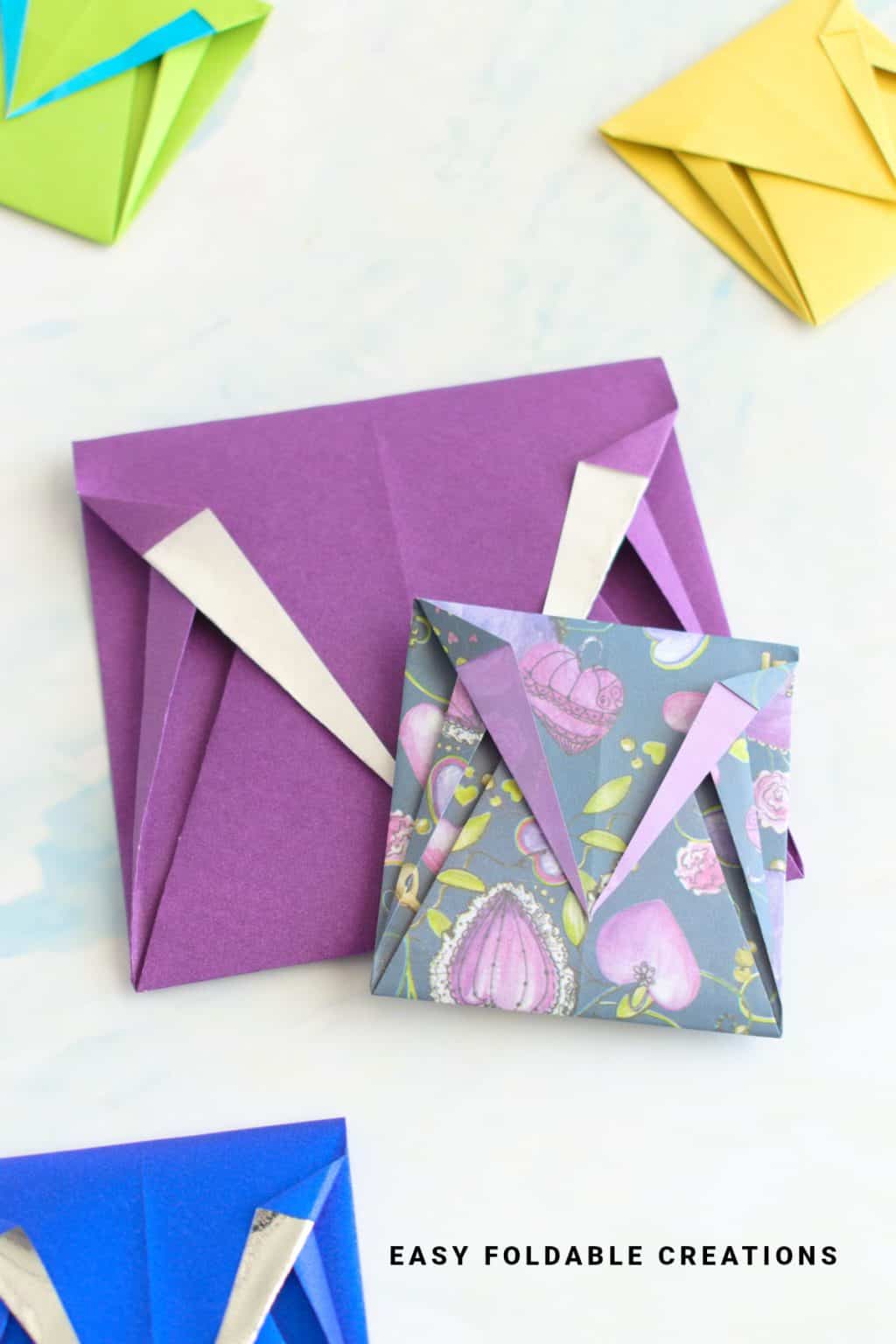 Pleated Origami Envelope | Easy Foldable Creations