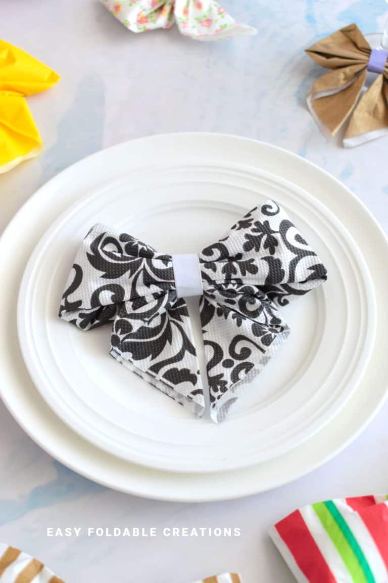 Napkin Folding Ideas For Easter | Easy Foldable Creations