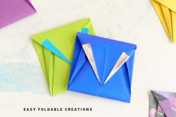 Pleated Origami Envelope | Easy Foldable Creations