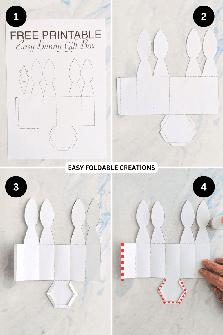 Easy Bunny Gift Box | Easy Foldable Creations