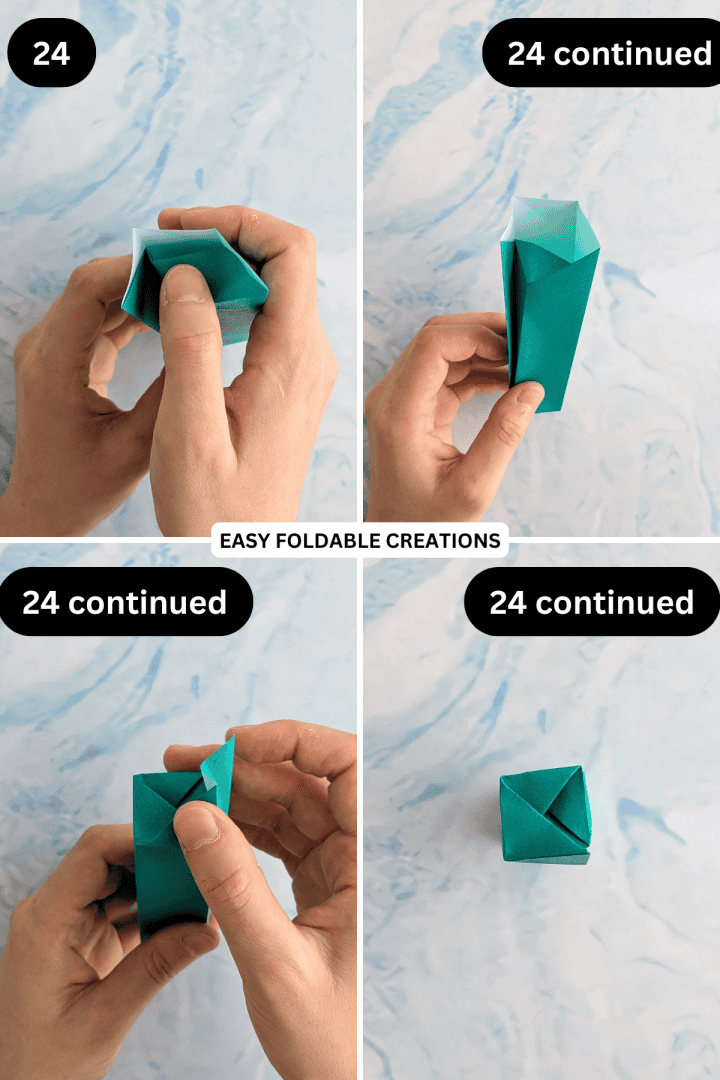 Tall Rectangle Origami Box With Lid | Easy Foldable Creations
