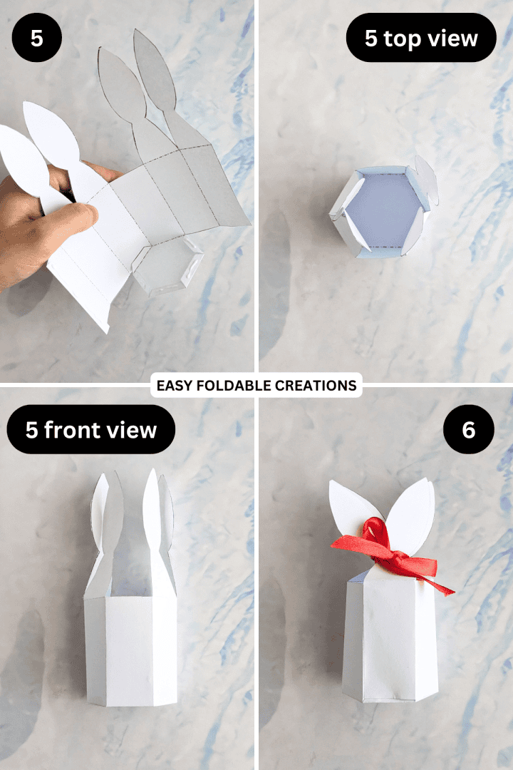 Easy Bunny Gift Box | Easy Foldable Creations
