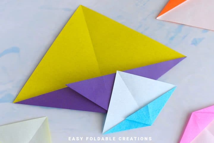 Origami Rabbit Ear Fold | Easy Foldable Creations