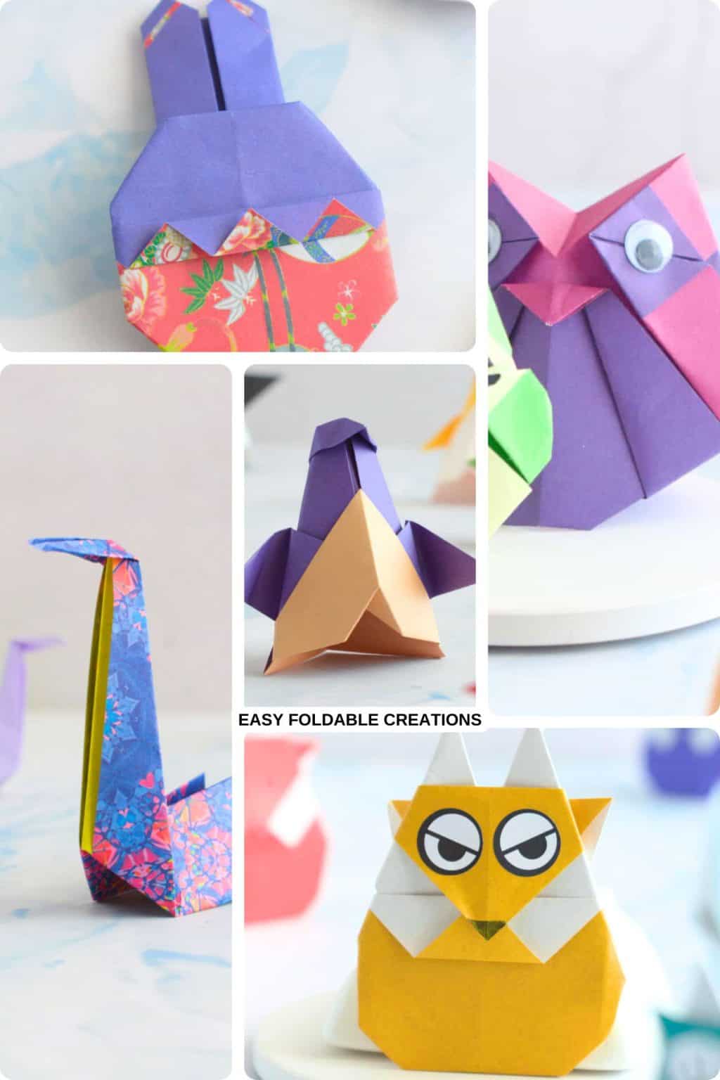 Easy Origami Animals | Easy Foldable Creations