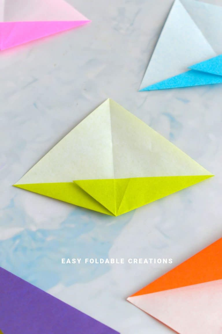 Origami Rabbit Ear Fold | Easy Foldable Creations