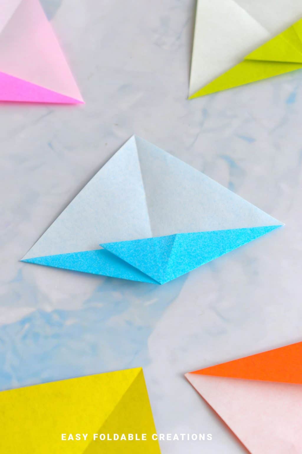 Origami Rabbit Ear Fold | Easy Foldable Creations