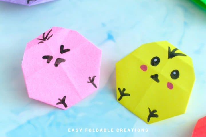 Easy Origami Chicken | Easy Foldable Creations