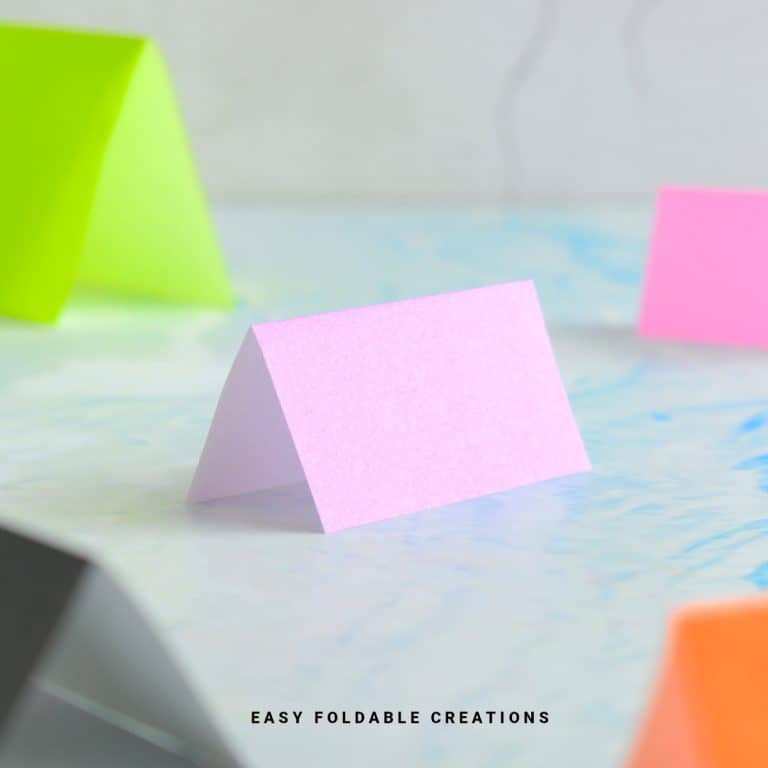 Easy Mini Paper DIY Gift Bags | Easy Foldable Creations