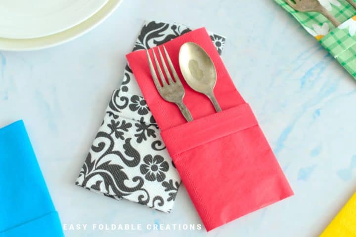 Simple Pocket Napkin Fold | Easy Foldable Creations