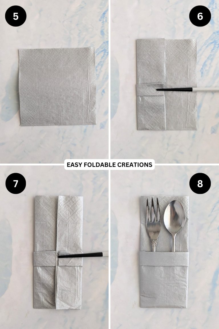 Simple Pocket Napkin Fold | Easy Foldable Creations