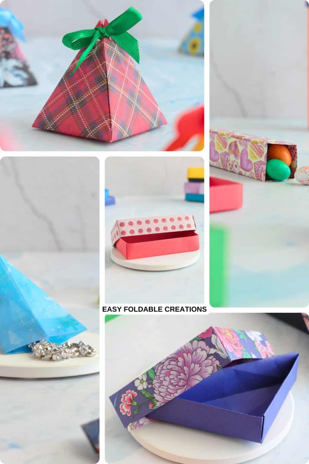Origami Gift Boxes | Easy Foldable Creations