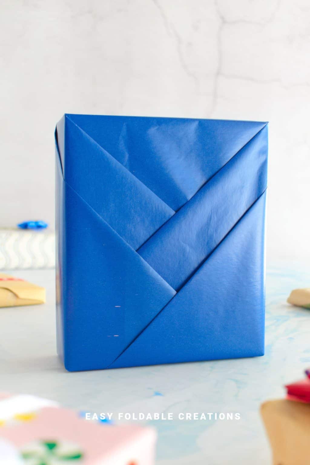 Easy Pleated Gift Wrapping Idea | Easy Foldable Creations