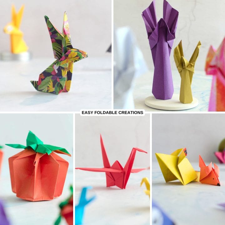 DIY Bunny Cake Toppers | Easy Foldable Creations